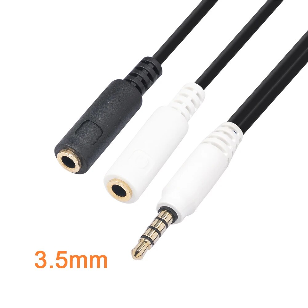 3.5mm One Point Two Headphone Microphone Splitter Ctia Standard ...