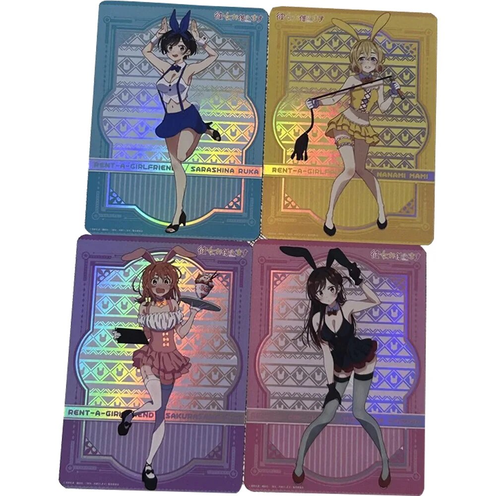 ♝4Pcs/set Ichinose Chizuru Asami Nanami Anime Girl Collection Card ...