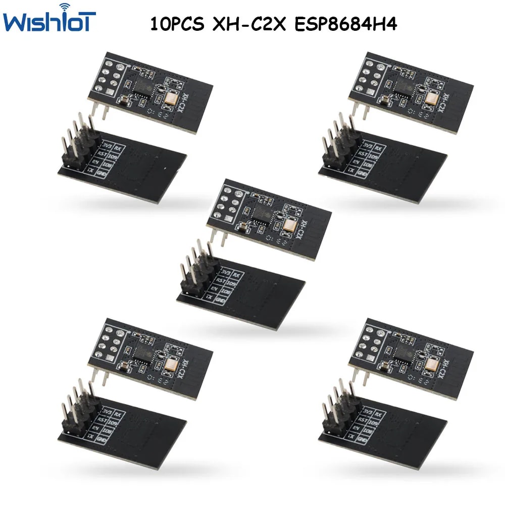 ️10PCS XH-C2X ESP8684H4 WiFi Blue-tooth Module 32-bit RISC-V Single-Core Processor 4MB Flash DC ...