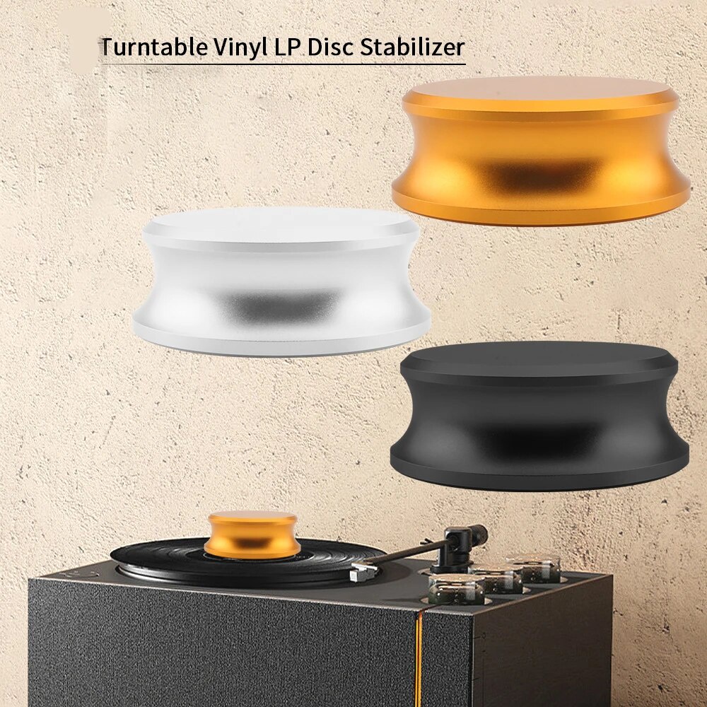 Record Weight Balanced Disc Stabilizer Vinyl Turntable Clamp Aluminum ...