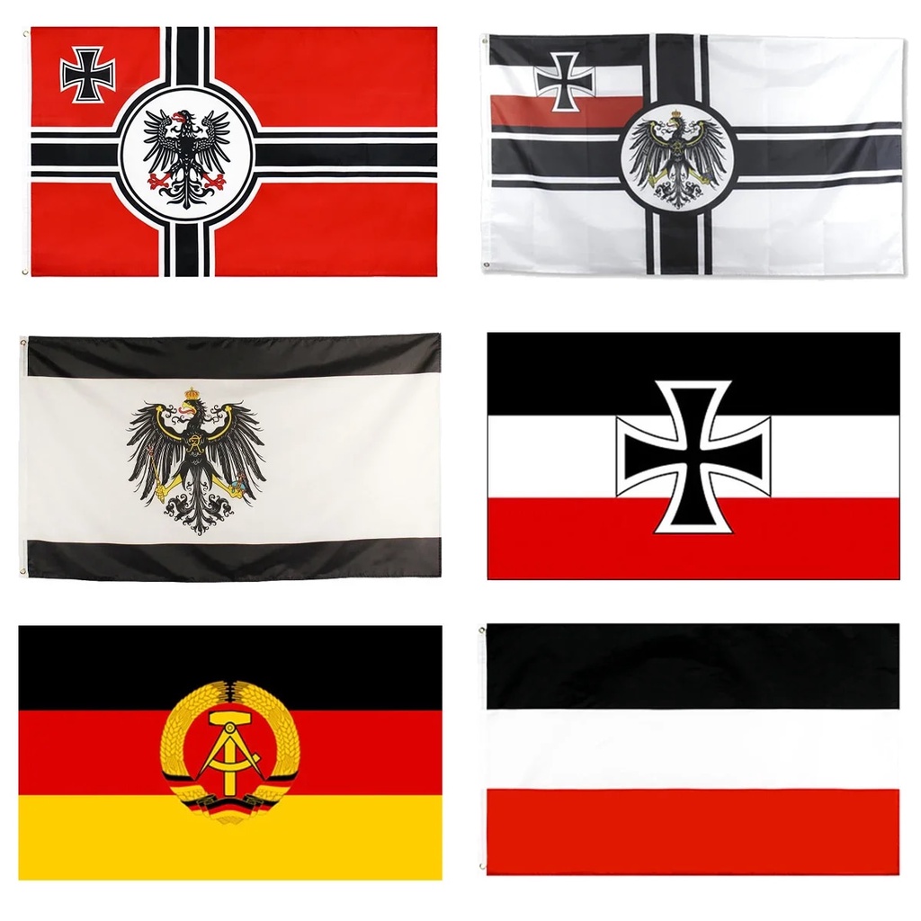 FLAGDOM 3x5Fts 90X150cm German Empire DK Reich War Flag | Shopee ...