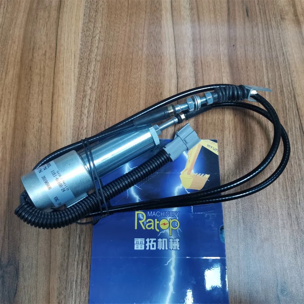 11E1-60100 24v Diesel Fuel Shut off Solenoid Valve 60V1-60100-24 Stop ...