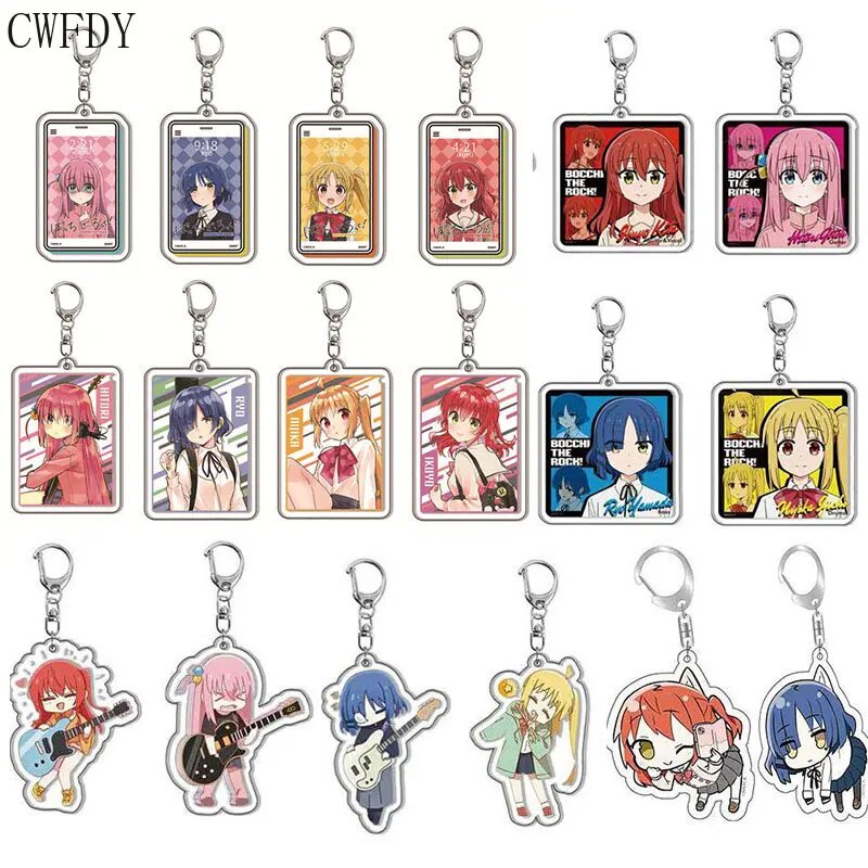 55g 20pcs Anime Bocchi The Rock Gotou Hitori Ijichi Nijika Yamada Ryo