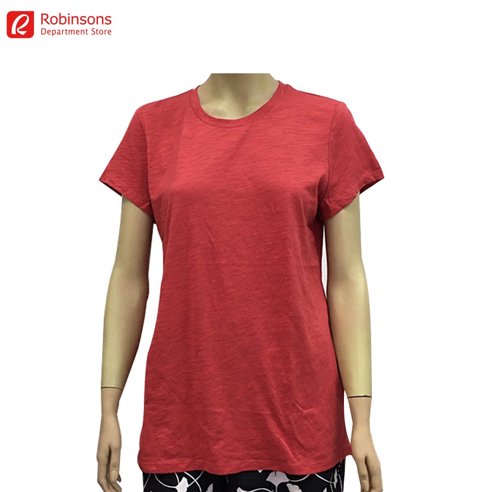 Red Deals Round Neck Tee (Red) | Shopee Philippines