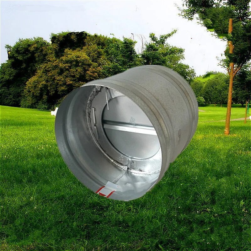 Inlined galvanized Back-Draft Damper Butterfly Backdraft Damper Air ...