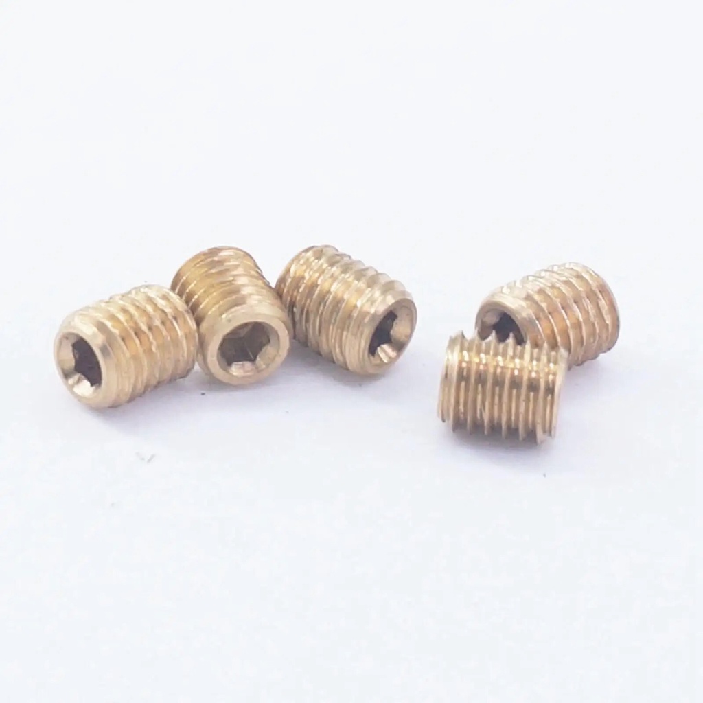 LOT 5 M5 Male Brass Pipe Countersunk Plug Internal Hex Socket Allen ...