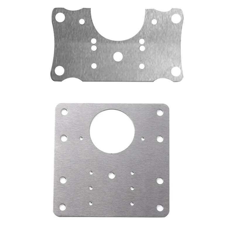 Furniture Stainless Steel Fixing Plate Repair Cabinet Kitchen Hinge ...
