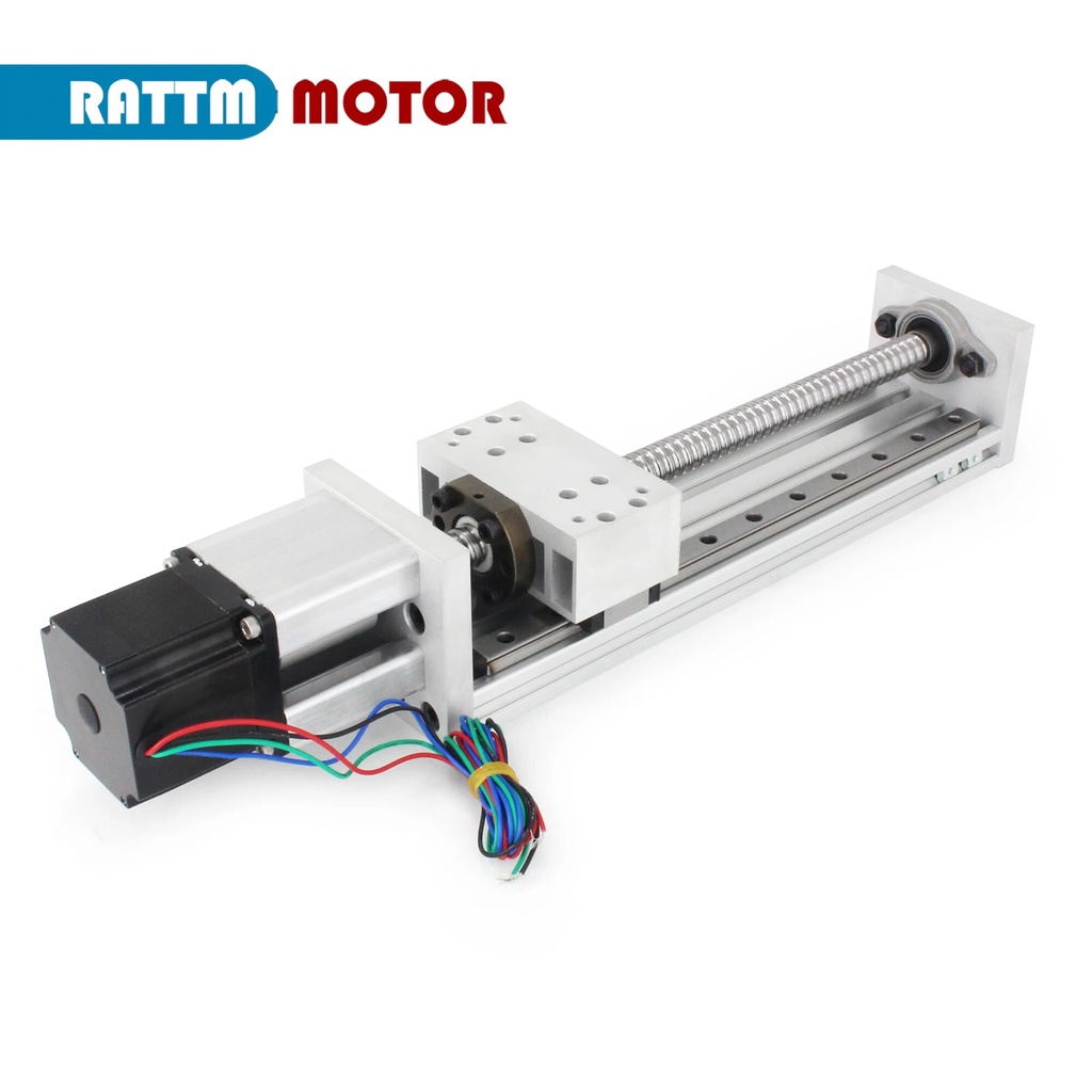 ZBX80 Travel Stroke 300mm CNC X Y Z Axis Linear Stage Motion Actuator Cross Sliding Table ...