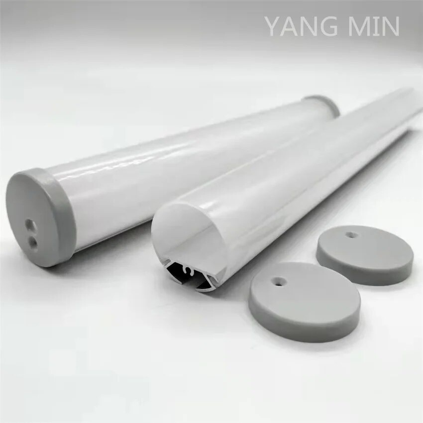 2m/pcs Round Shaped LED Aluminum Profile System, LED Aluminum Channel ...