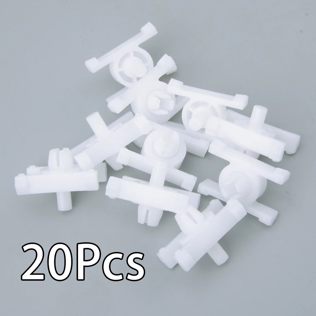 20pcs 51131829904 Car Rocker Panel Door Moulding Clips Retainer Clamp ...