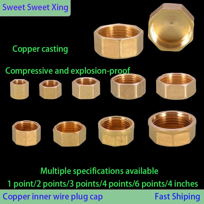 Pipe Plug 1/8 "; 1/4 "; 3/8 "; 1/2 "; 3/4 "; Brass Copper Pipe Joint ...