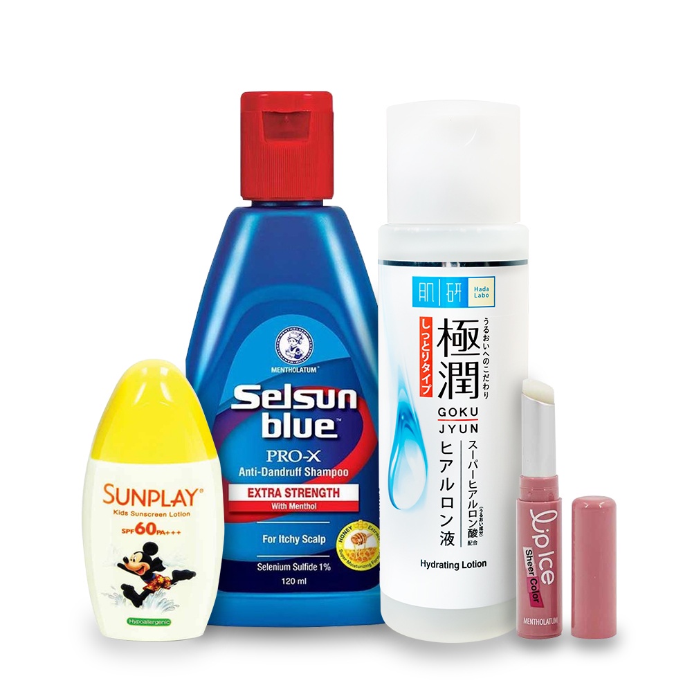 (DO NOT TURN ON) Mentholatum Best Sellers: Selsun Blue, Sunplay, Hada ...