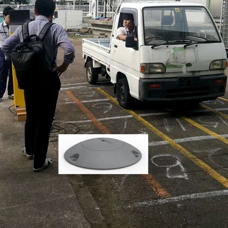 wireless electromagnetic parking space detector in ground car parking ...