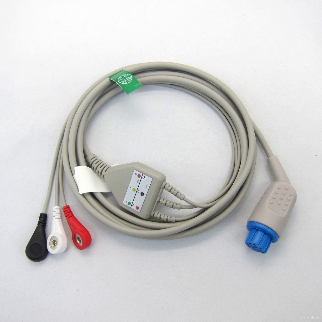 Newly launched One-piece ECG Patient Cable AHA With 3leads 5leads Snap ...