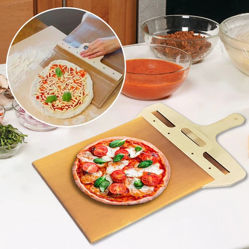 New Sliding Pizza Peel Sliding Pizza Scoop with HandlePizza ...
