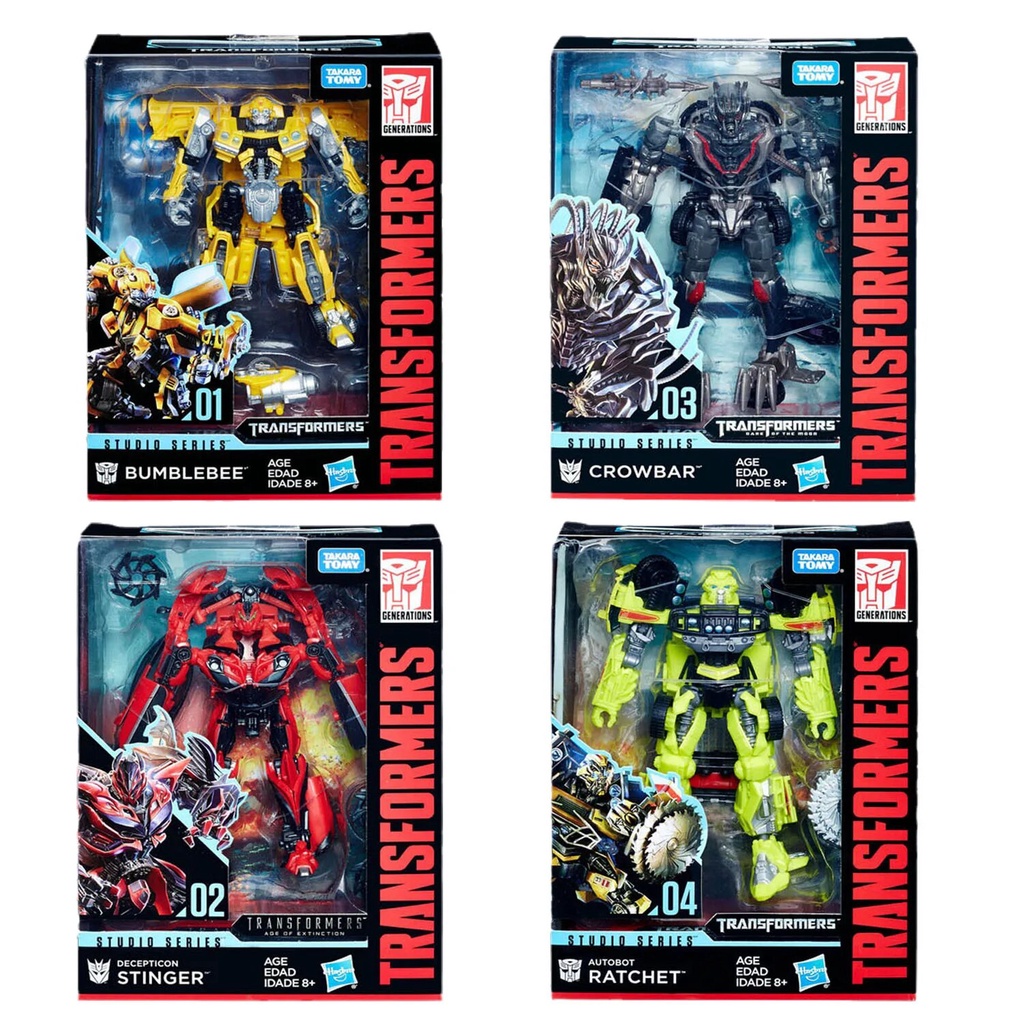 407 Hasbro Transformer Toys Studio Series SS01-04 Deluxe Bumblebee ...