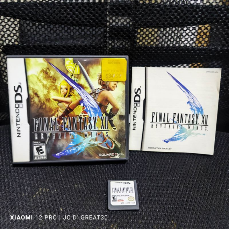 Final Fantasy XII Revenant Wings DS Game Authentic | Shopee Philippines