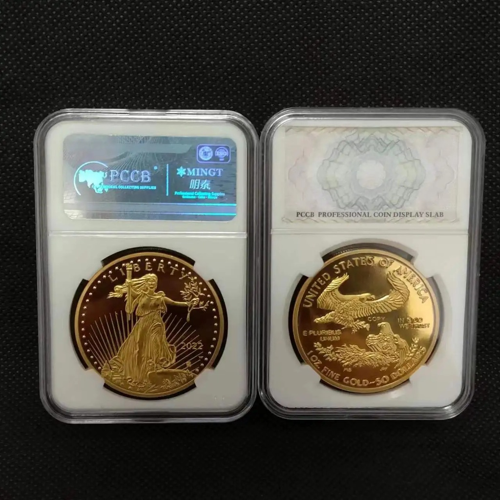 2022 USA Liberty Eagle Morgan Dollar Coin American Gold Coin ...
