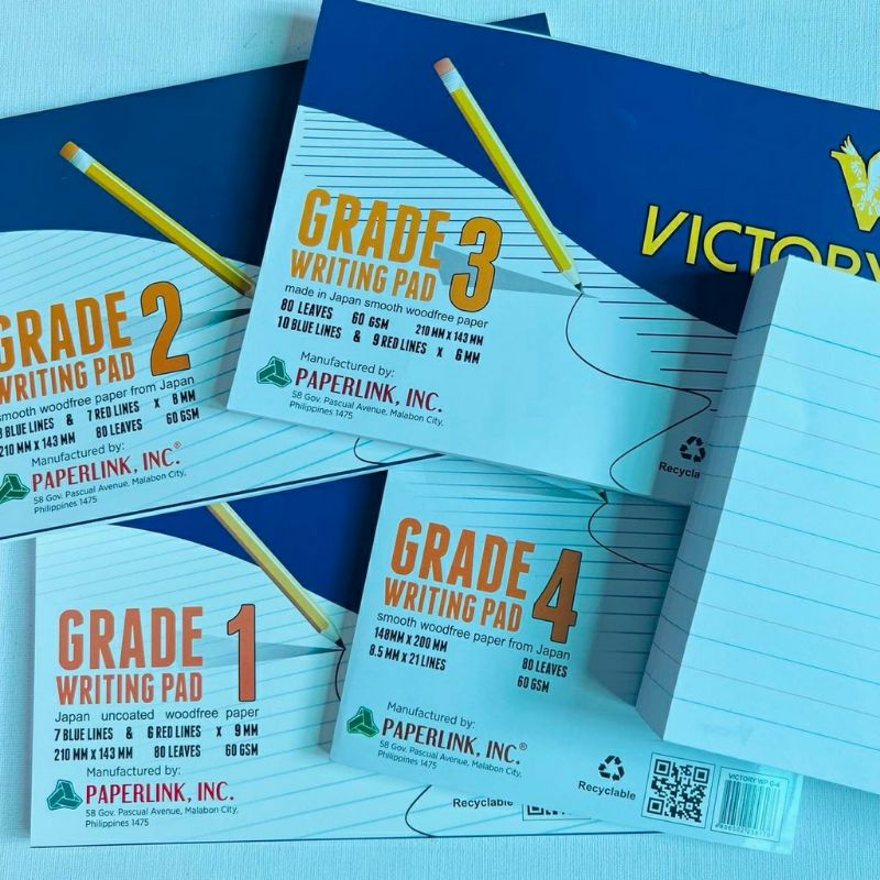 WRITING PAD VICTORY Grade 1/2/3/4 80leaves 60gsm (SOLD PER PAD ...