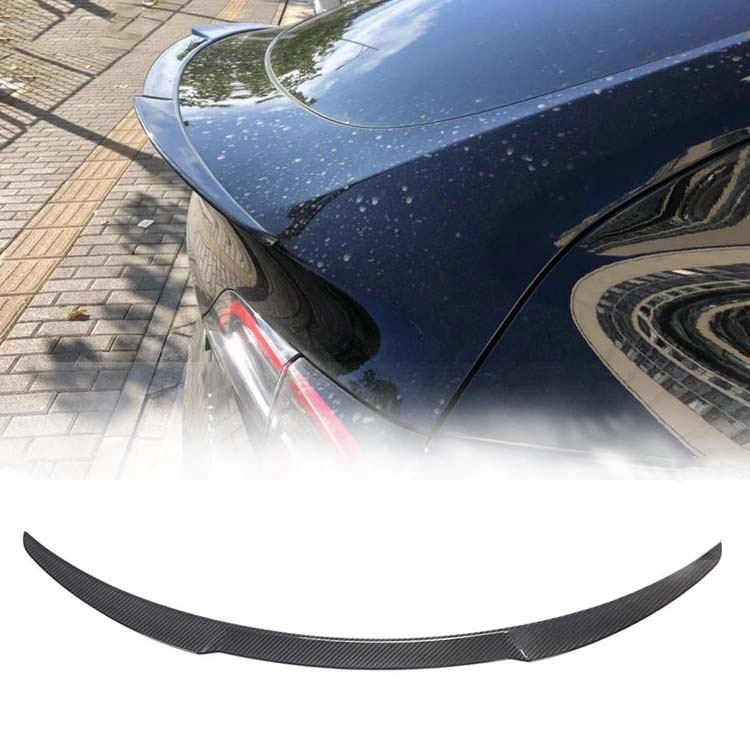 Creeaes 100% Dry Carbon Fiber Car Tail Wings Rear Truck Spoiler For ...