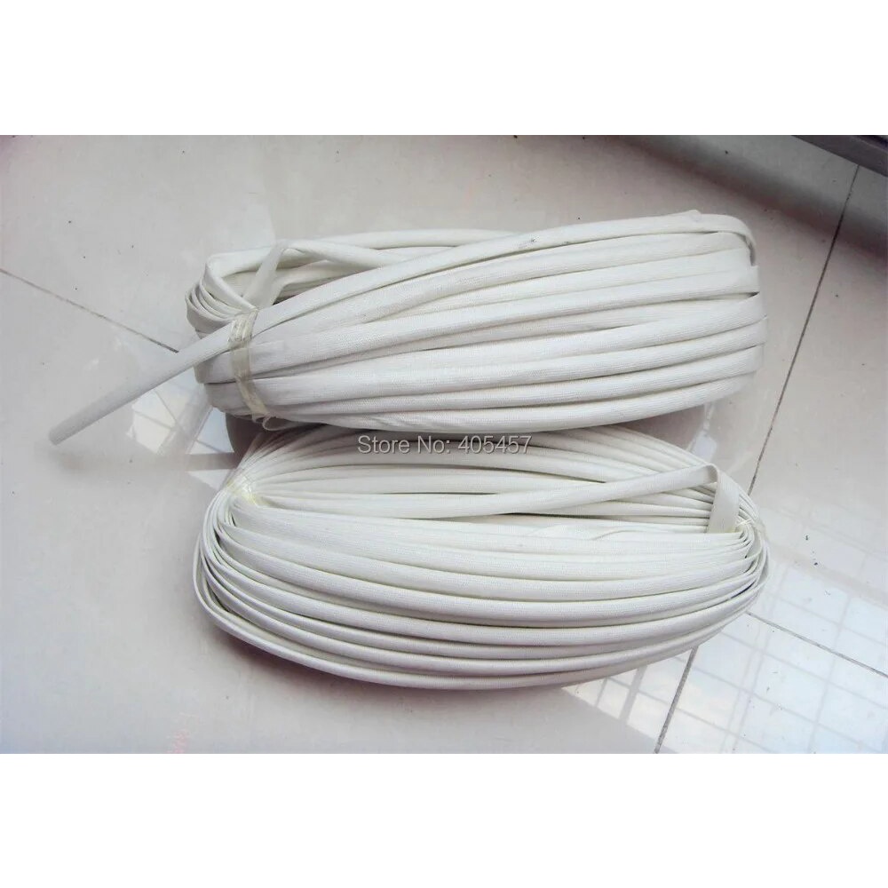 8mm braided silicone rubber high temperature casing,glass fiber woven ...