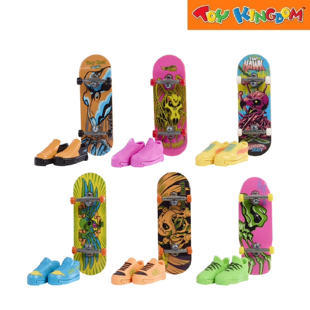 Hot Wheels Skate Neon Bones Finger Tony Hawk Finger Board | Shopee ...