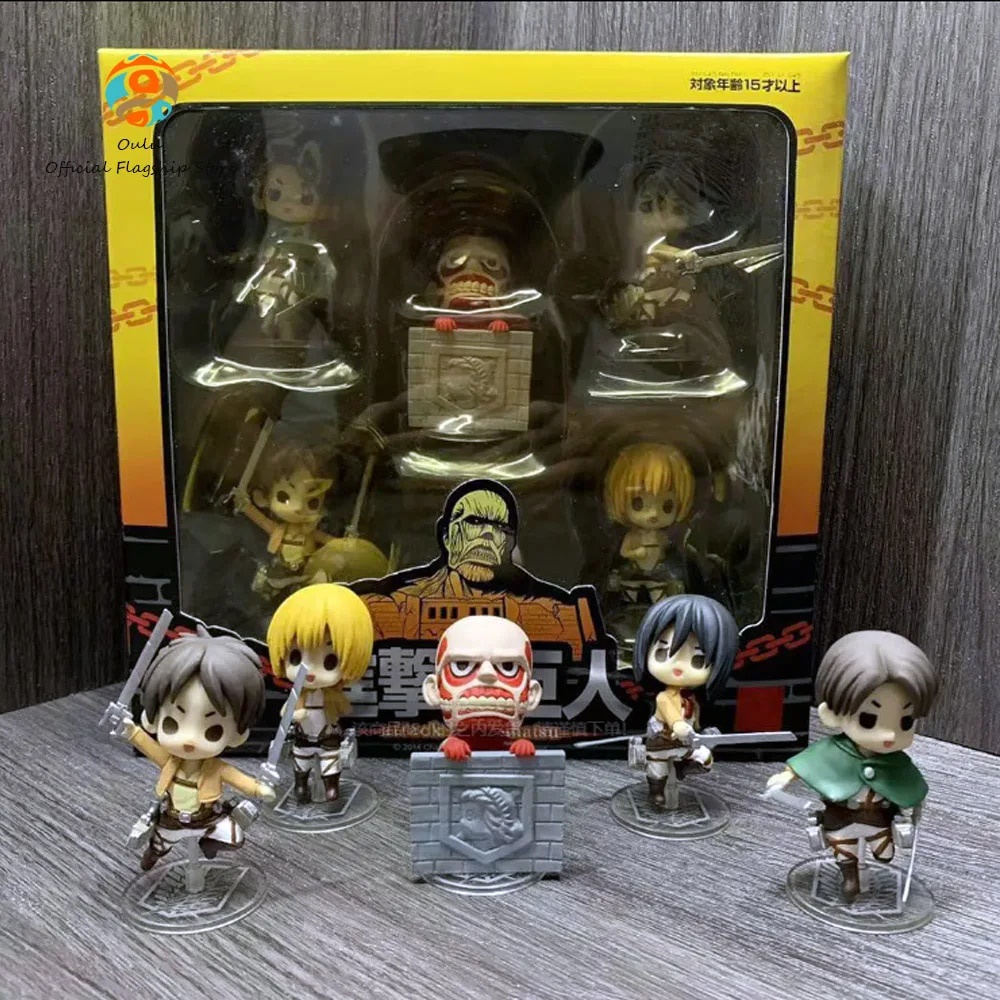 Anime Attack on Titan Q Version Alan Yeager Cartoon Anime Figures Pvc ...