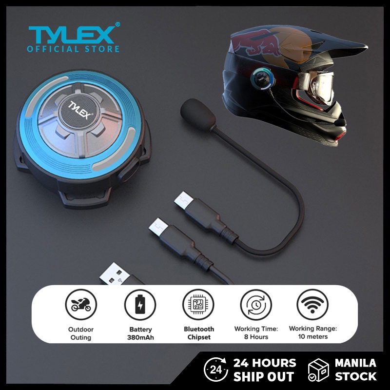 TYLEX OPENEAR E50 Motorcycle Helmet Bluetooth Headset Bone Conduction ...