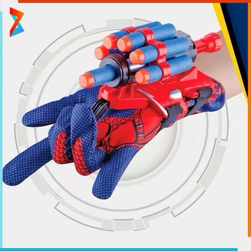 Spiderman Web shooter Toys With Rope Spiderman Launcher Glove Dart ...