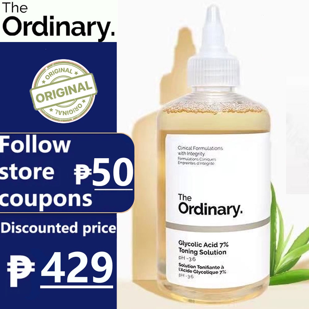 The Ordinary Toner Glycolic Acid 7 Toning Solution 240ml Pimple Spot ...