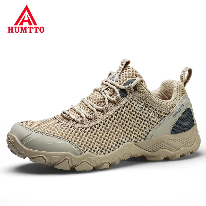 Humtto Summer Hiking Shoes Outdoor Walking Sneakers for Men Climbing ...