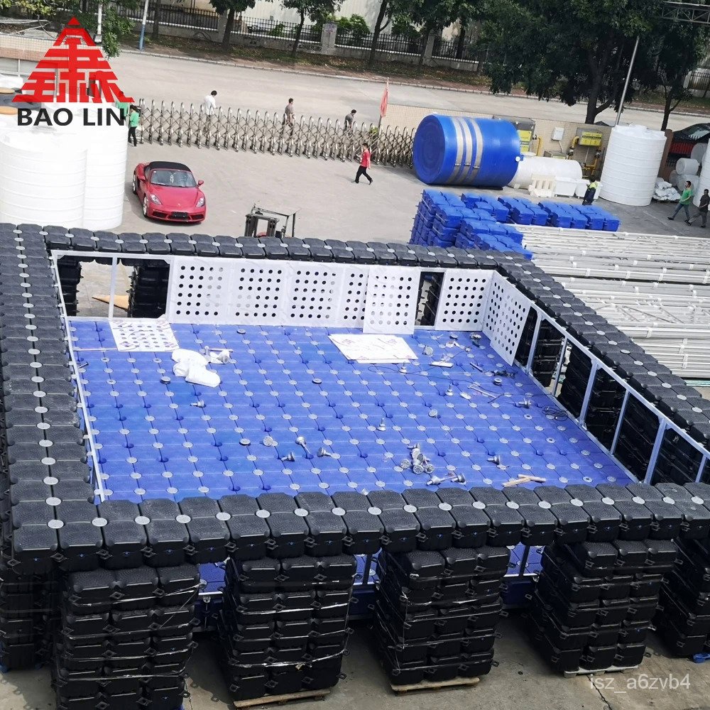 ships HDPE Material Floating Bridge Foam Float For Marina Dock System ...