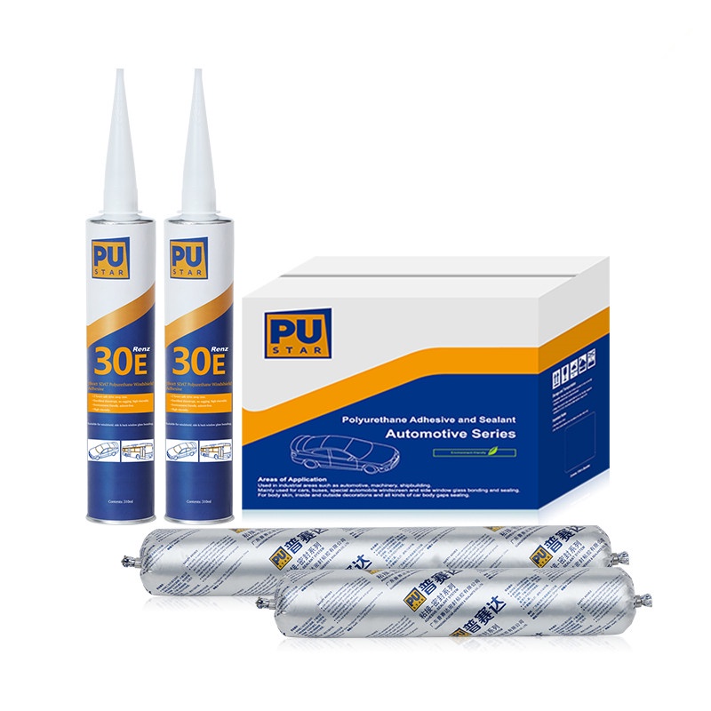 Pustar Bus Car Side Windscreen Glass Bonding PU sealant Polyurethane Adhesive High Modulus Black ...
