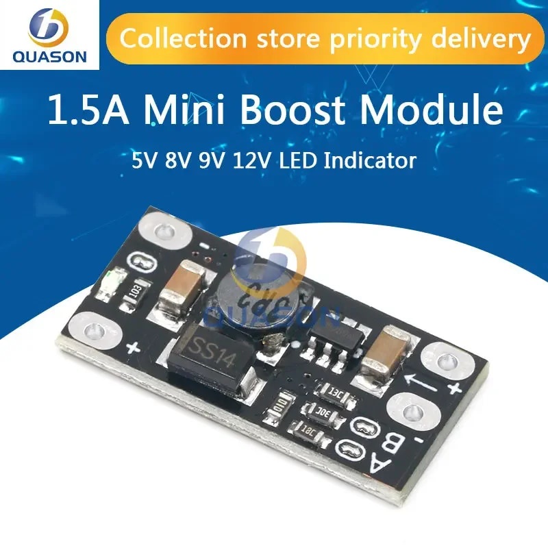 1/5/10PCS Mini DC-DC Boost Step Up Converter 3V 3.2V 3.3V 3.7V 5V 9V to 12V Voltage Regulator ...