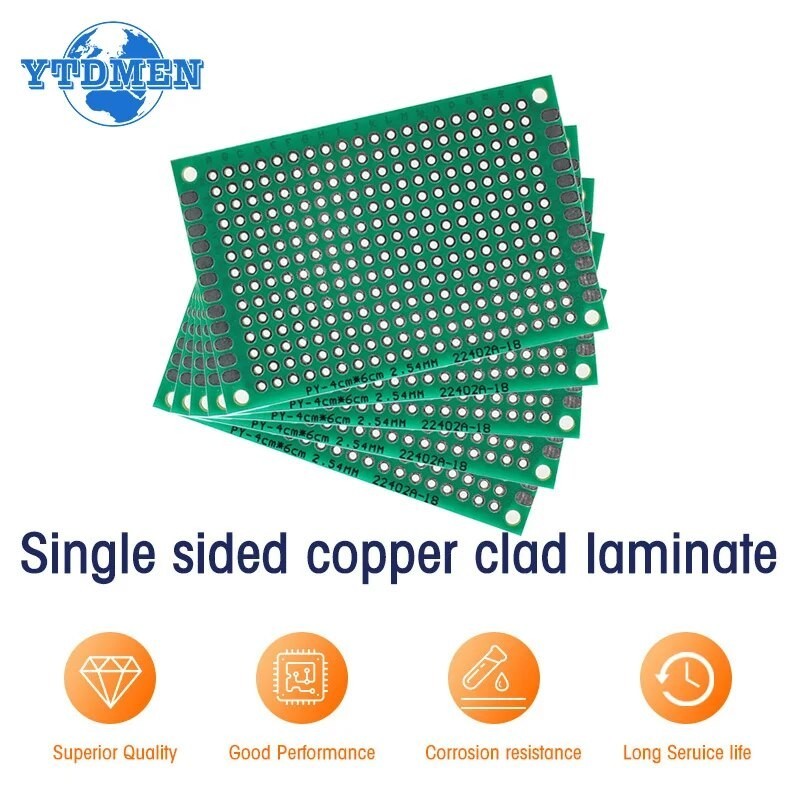 1/5/10/20PCS PCB Prototype Board Kit Green Single Side Protoboard 2*8CM ...