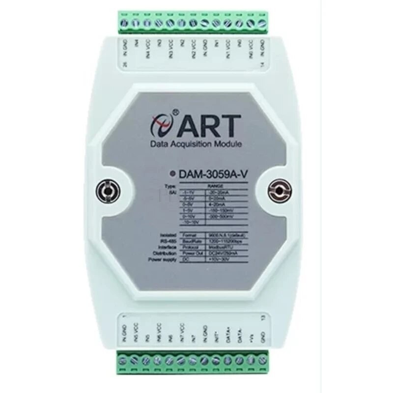 8ai 16 Bit 2 Wire 4 20ma Analog Input Module Voltage Current Distribution Output Rs485 Modbus