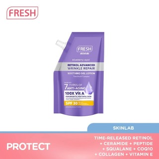 Fresh Skinlab Retinol Advanced Wrinkle Repair Soothing Gel Lotion SPF ...