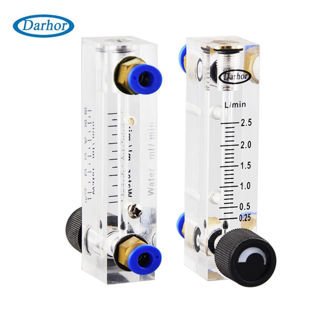 DFG-4T low rate 0.05-0.5lpm panel mount gas flow meter rota flowmeter ...
