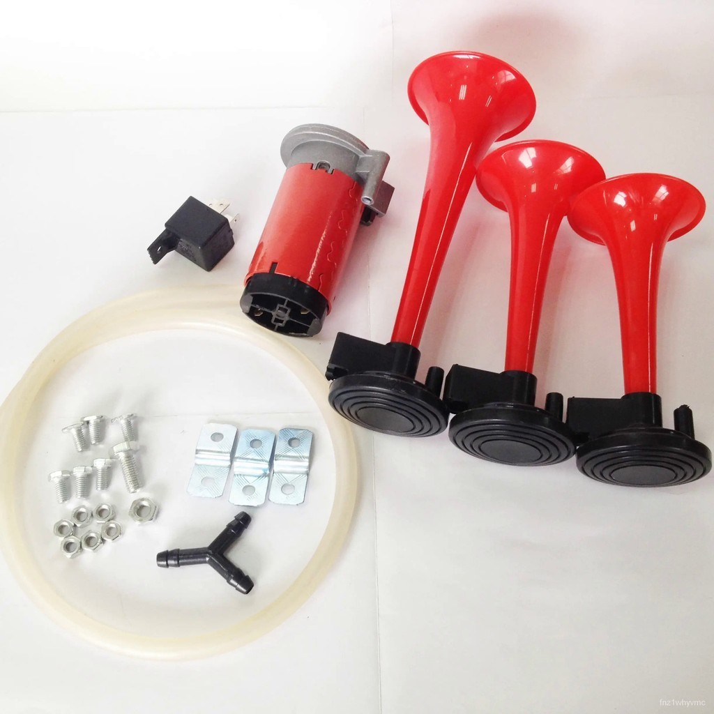 musical car horn 12V horn 24V truck air horn super loud 3 pipe ...