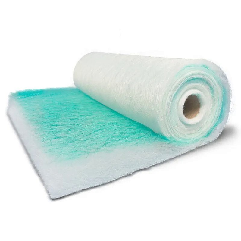 China Factory Spray Booth Air Filter Paint Stop Fiberglass filter Media ...