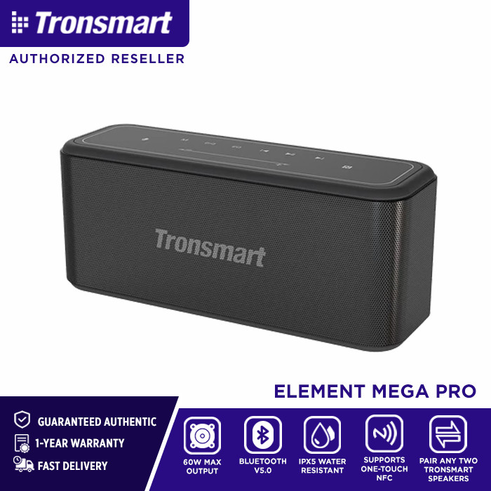 Tronsmart Element Mega Pro 60W Bluetooth 5.0 Speaker SoundPulse IPX5 ...