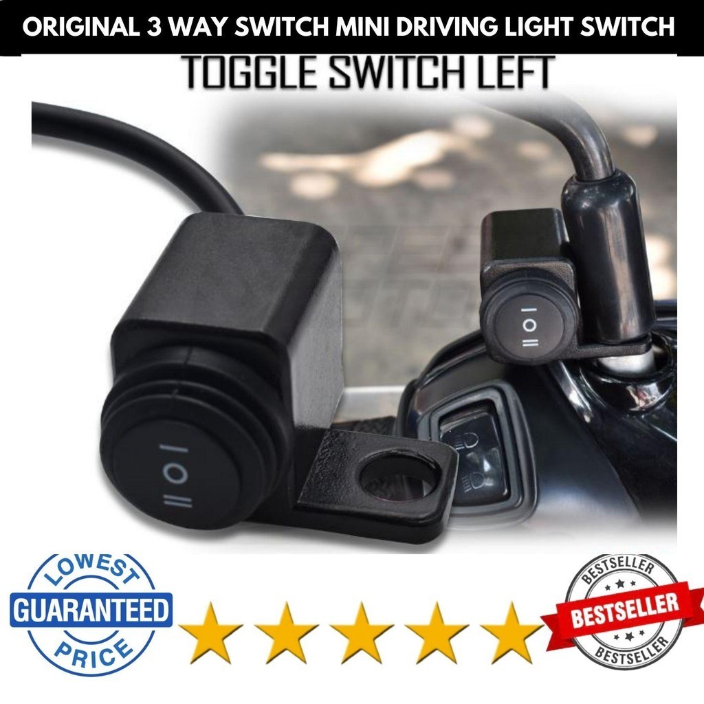 ORIGINAL (LEFT) 3 WAY SWITCH MINI DRIVING LIGHT SWITCH for Suzuki ...