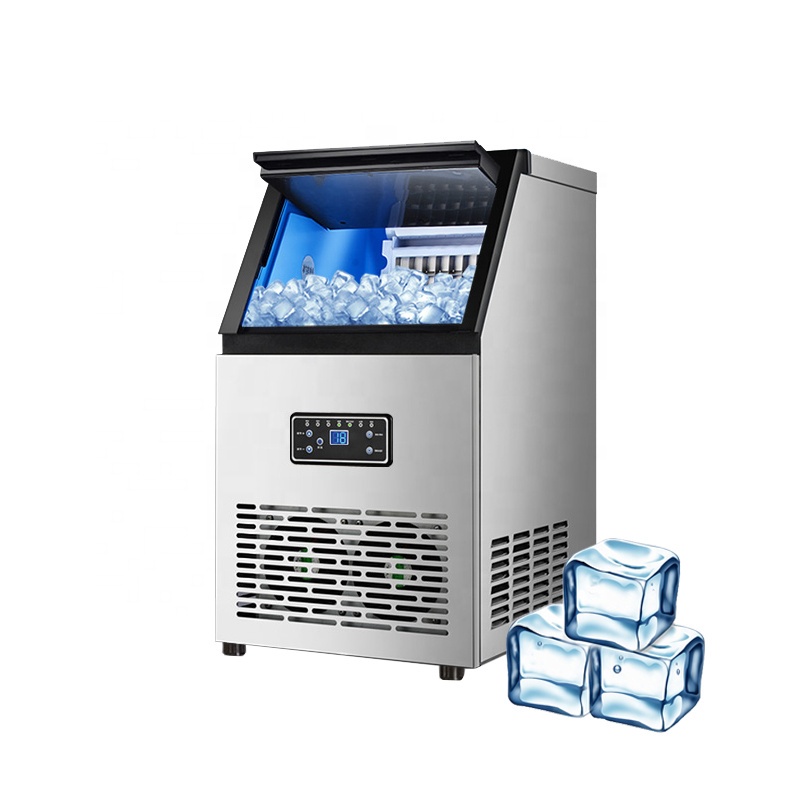 40kg 60kg 80kg Countertop Automatic Home Commercial Mini Ice Cube Ice ...