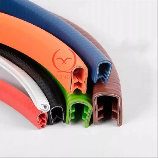 Factory custom EPDM U profile rubber Automotive decorative edge trim ...