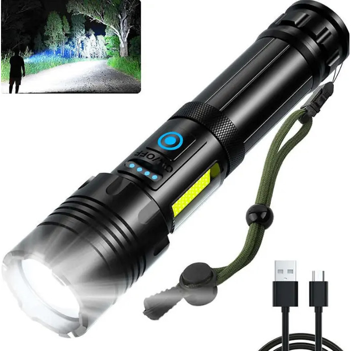 Flashlight Linterna Led Pocket Lamp Zaklamp Torcia Elettrica High ...