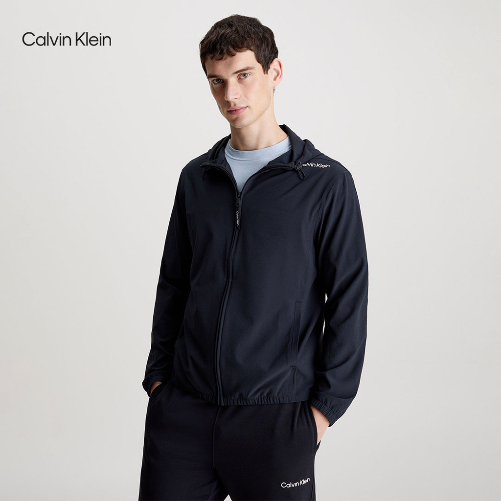Calvin Klein Underwear Wind Jacket Black | Shopee Philippines