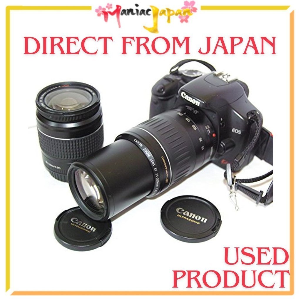 [ Used Camera from Japan ] [ DSLR Camera ] Canon EOS Kiss X2 Double ...