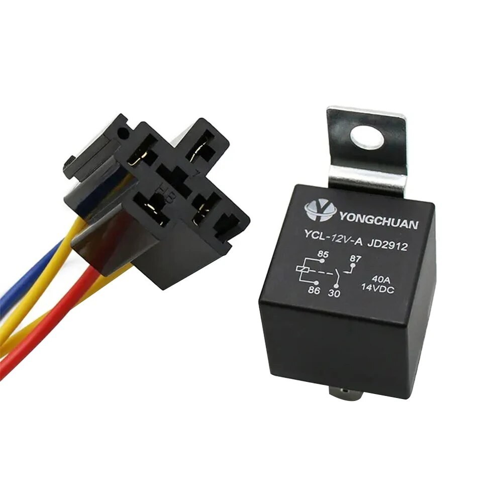 ⚔Relay Fuse Relays For Fog Lights Headlights Battery Control Oil Pump ...