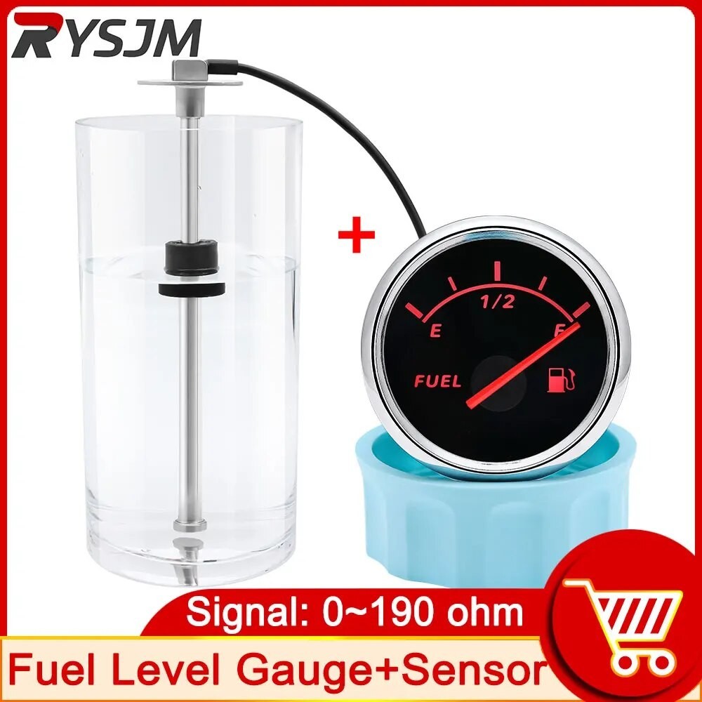 ♚1 Set Fuel Level Gauge + Fuel Sensor In The Tank 100-550mm Water Level ...