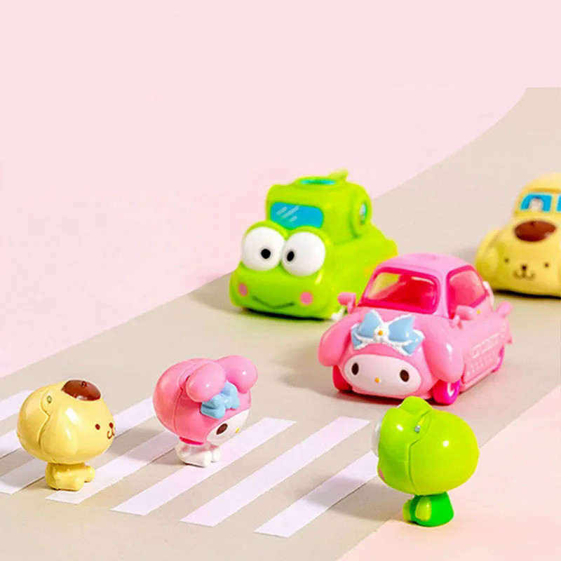 XOQ1 Funny Vehicle Family Series MINISO Kuromi PomPomPurin Hello Kitty ...